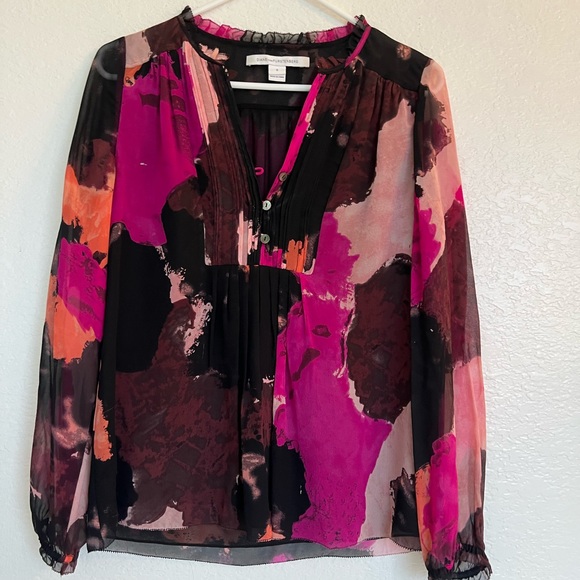 Diane Von Furstenberg | Tops | Dvf 0 Silk Blouse Size 0 | Poshmark